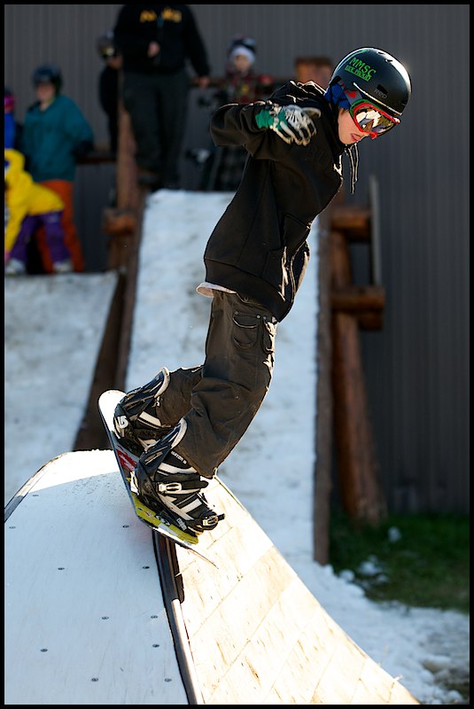 Brian Jenkins Photography: Mount Mansfield Snowboard Club Rail Jam