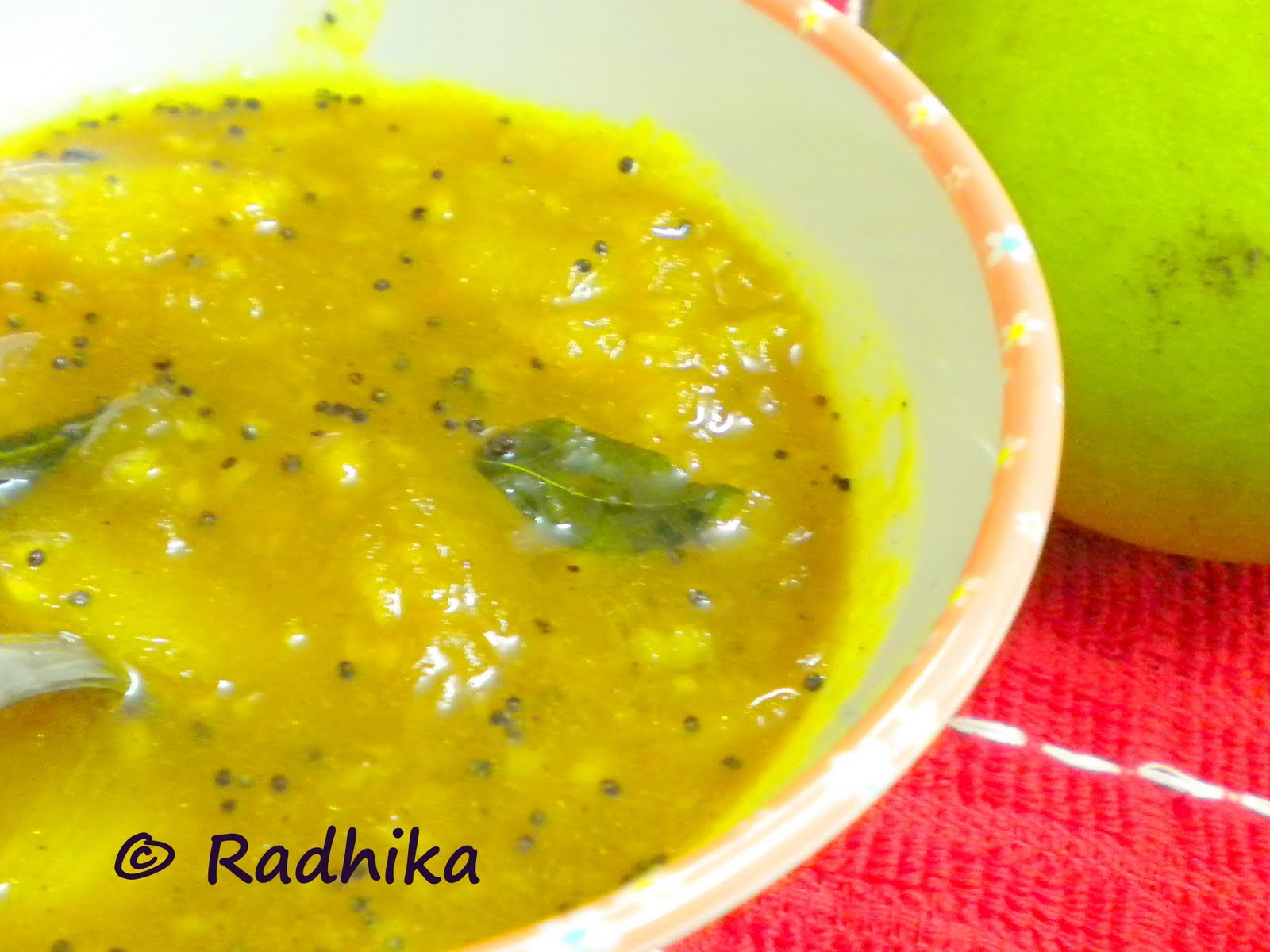 Tickling Palates: Mango Sweet Pachadi