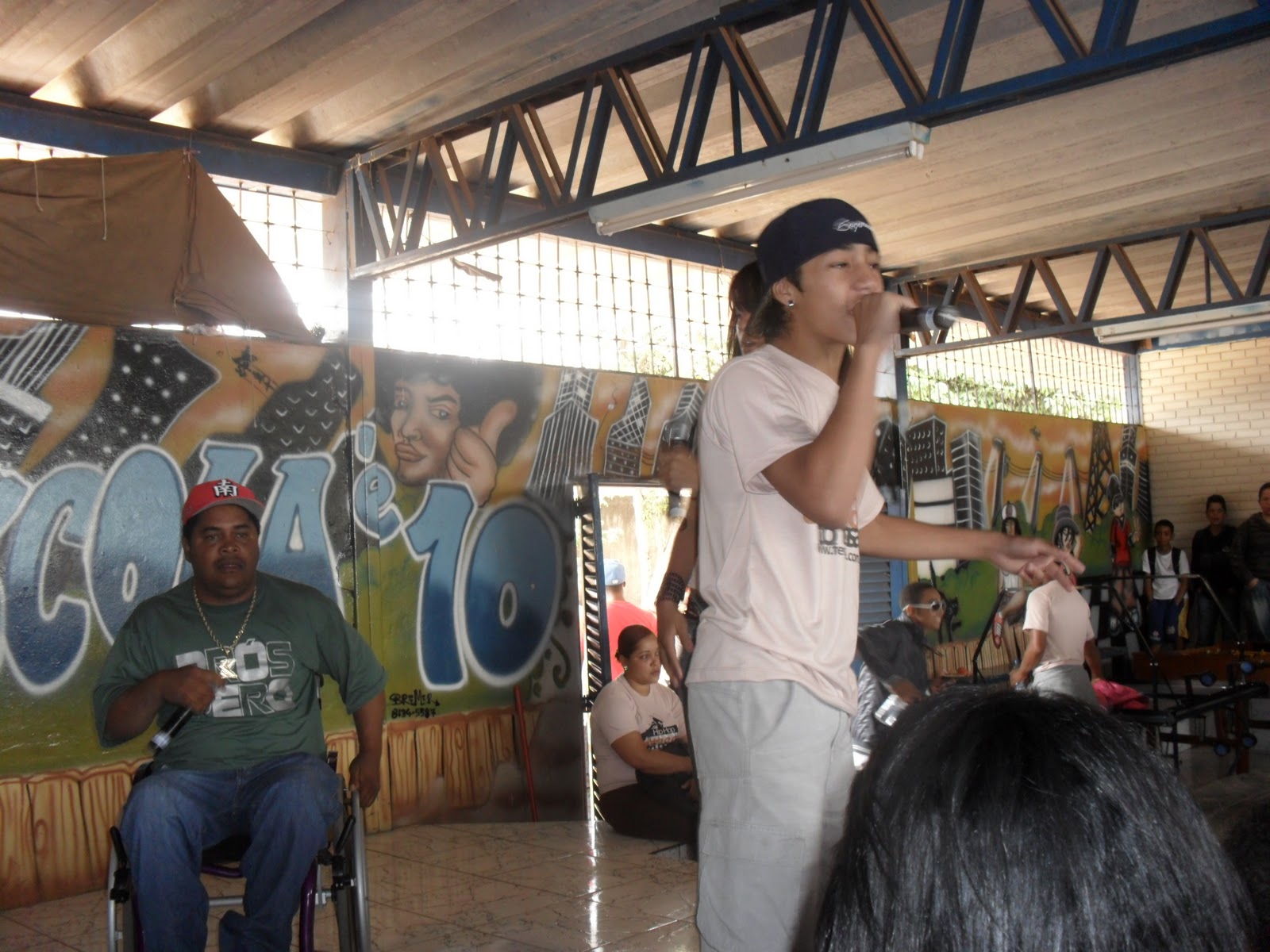 Cef 10 De Ceilândia Distrito Federal Brasil Projeto Rap Hour No Cef 10