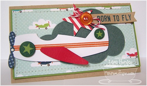 My Little Creative Escape: MFT New Product Tour....Airplane Greetings