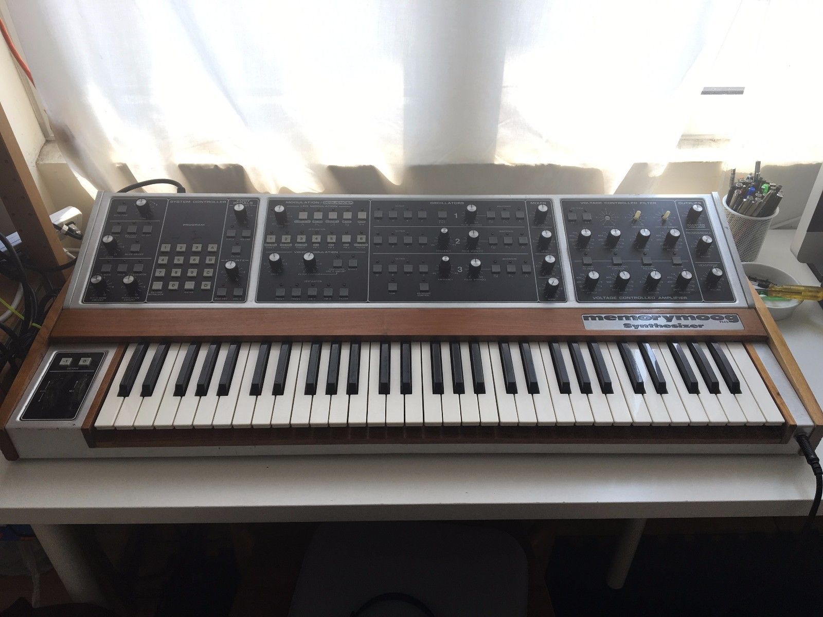 MATRIXSYNTH: MemoryMoog Plus Rare Vintage Moog Synthesizer SN 3514
