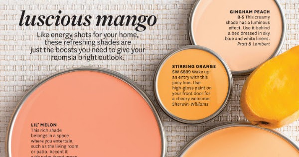 ciao! newport beach: color inspiration: mango and peach