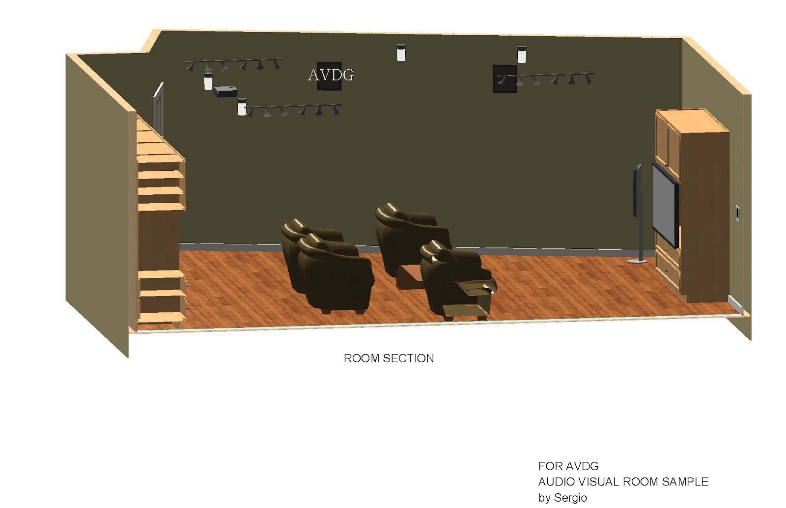 ARCXEN CAD Design Studio: Audio Visual Engineering Drawings