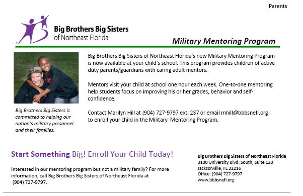 Florida: Big Brother Big Sister Programs (Northeast Florida Area)