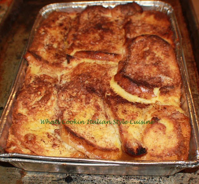 Baked Italian Toast With Banana Recipe | What's Cookin' Italian Style ...