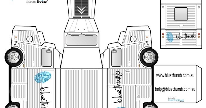 SP. Papel Modelismo: PaperCraft - Citroën H Van