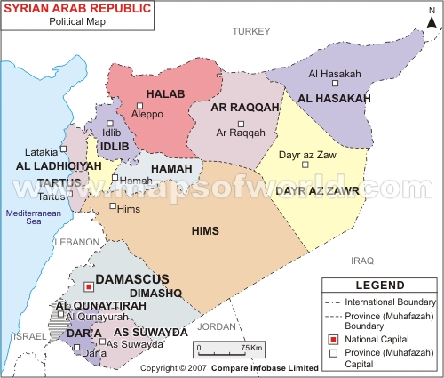 syria Map Regions