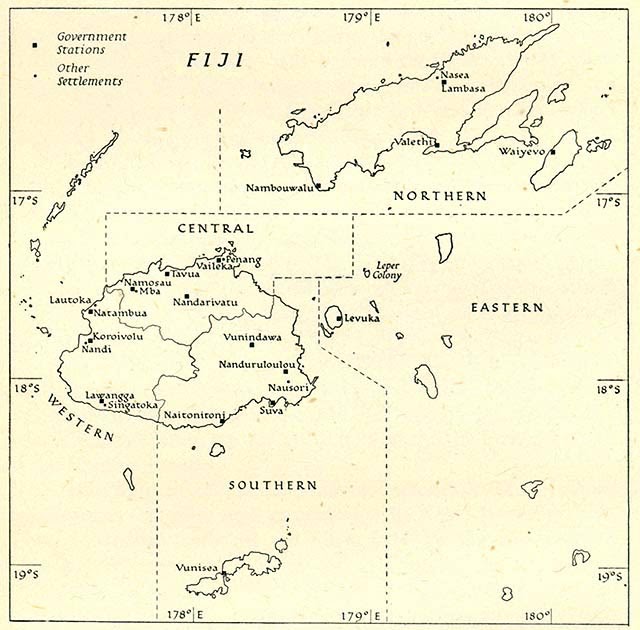 THE FIJI GROUP - DISTRICT BOUNDARIES ~ Klima Naturali™