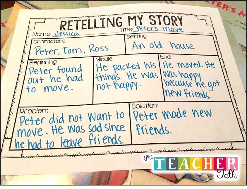 Retelling Made Simple! - The Teacher Talk