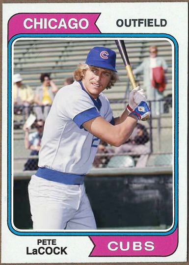 WHEN TOPPS HAD (BASE)BALLS!: NOT REALLY MISSING IN ACTION- 1974 PETE LaCOCK