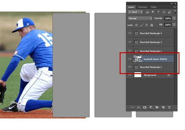 PhotoEffect: How to create a Four Panel collage in Photoshop