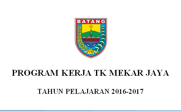 Contoh Program Kerja PAUD Format Word Terbaru - Perangkat Pembelajaran