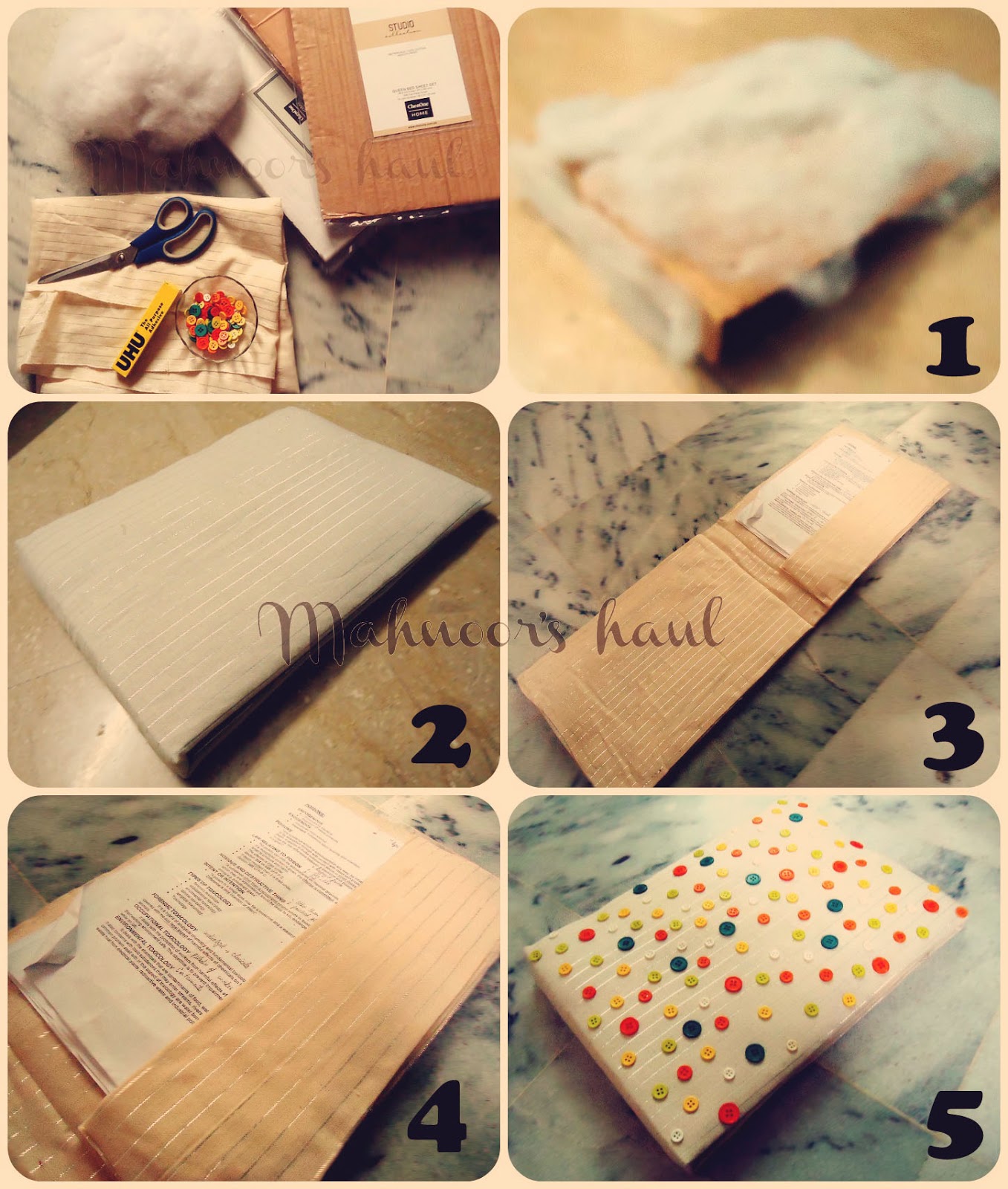 Mahnoor's Haul: DIY: How to make your own fabric file