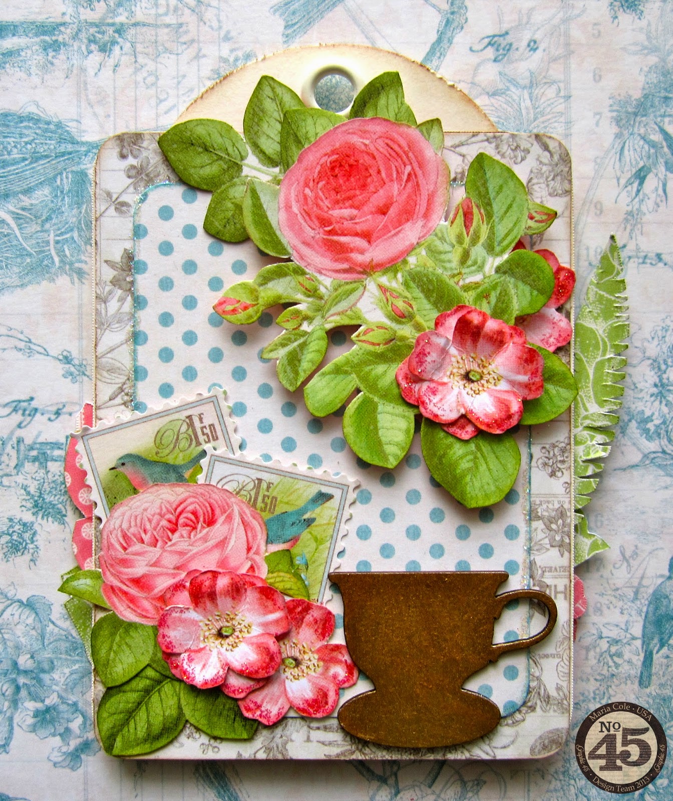 Paperiah: Graphic 45 Botanical Tea Tag Album