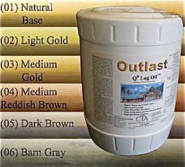News and Announcements from Jack: CTA Outlast Q8 Log Oil Stain