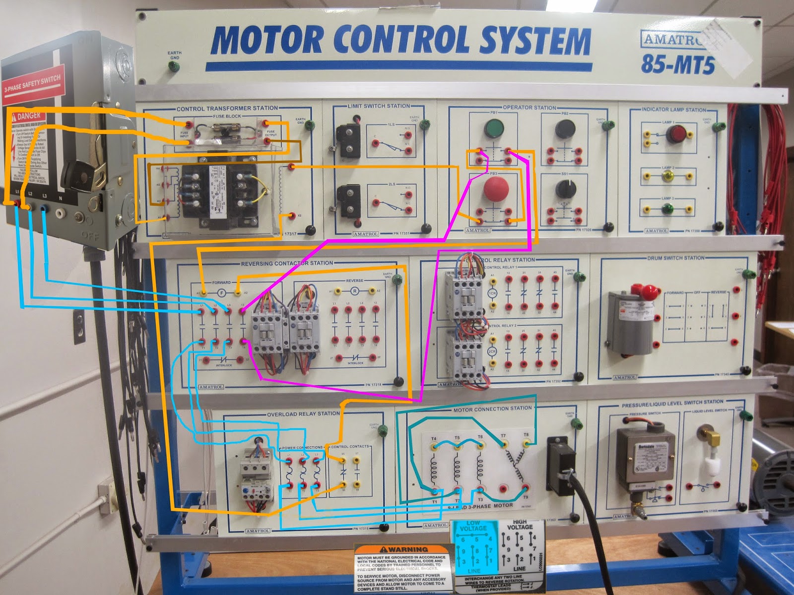 Instrumentation education: Motor Controls