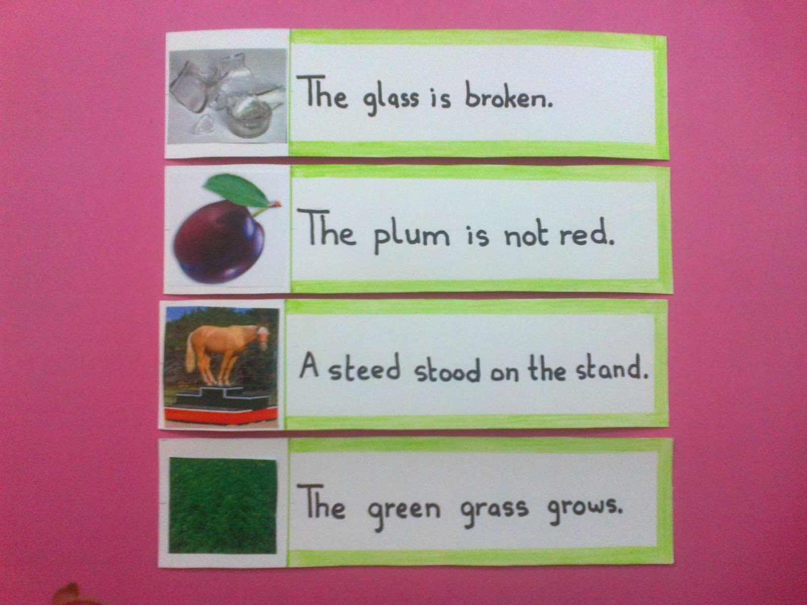 Hibah's Learning : Pink, Blue and Green Series - Reading Material
