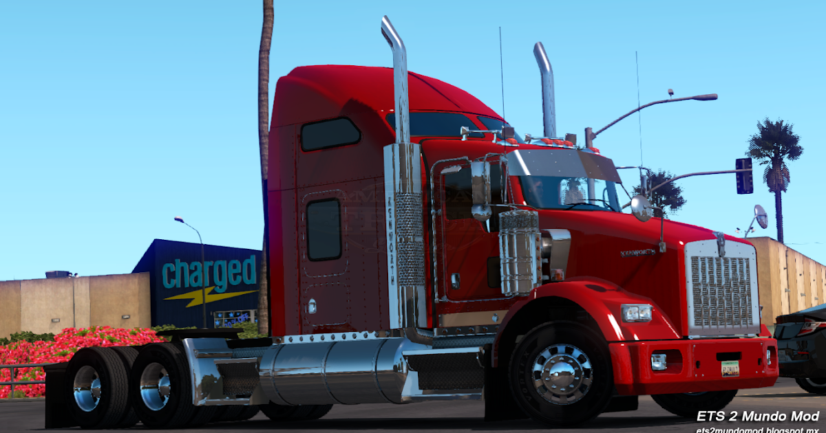 (Tractocamión ATS) Kenworth T800 - ETS 2 Mundo Mod