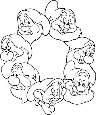 Bashful Dwarf Page Coloring Pages