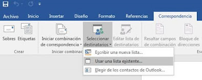 Combinar correspondencia WORD y EXCEL - Aprende y Enseña Excel