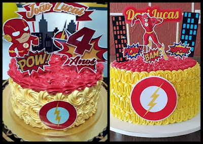 Flash Party: Free Printable Cake Toppers. - Oh My Fiesta! for Geeks