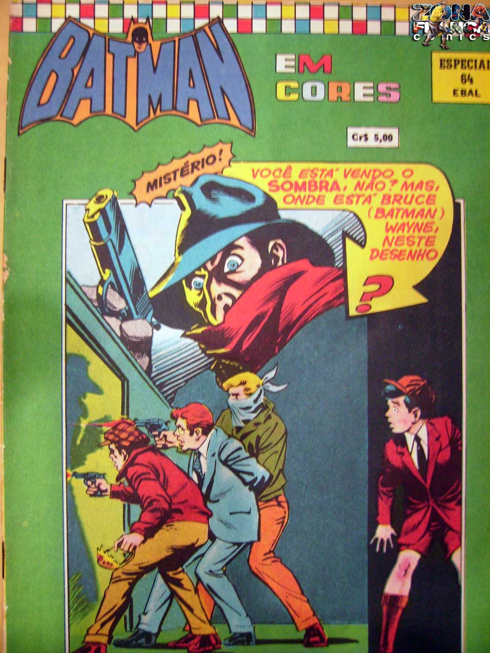 ZONA FRANCA COMICS: BATMAN EM CORES Nº 64 / EBAL / O SOMBRA
