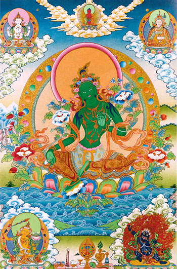 zhannadesign: Success and Protection From Green Tara