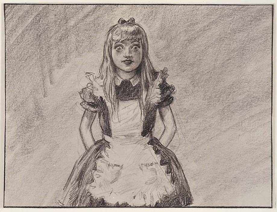 Vintage Disney Alice in Wonderland: David Hall Story Art Stills - The ...