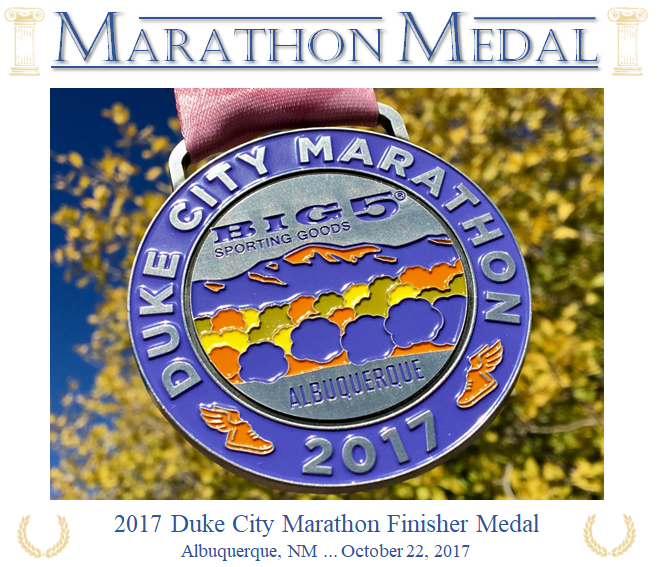 50 after 40: 2017 Duke City Marathon