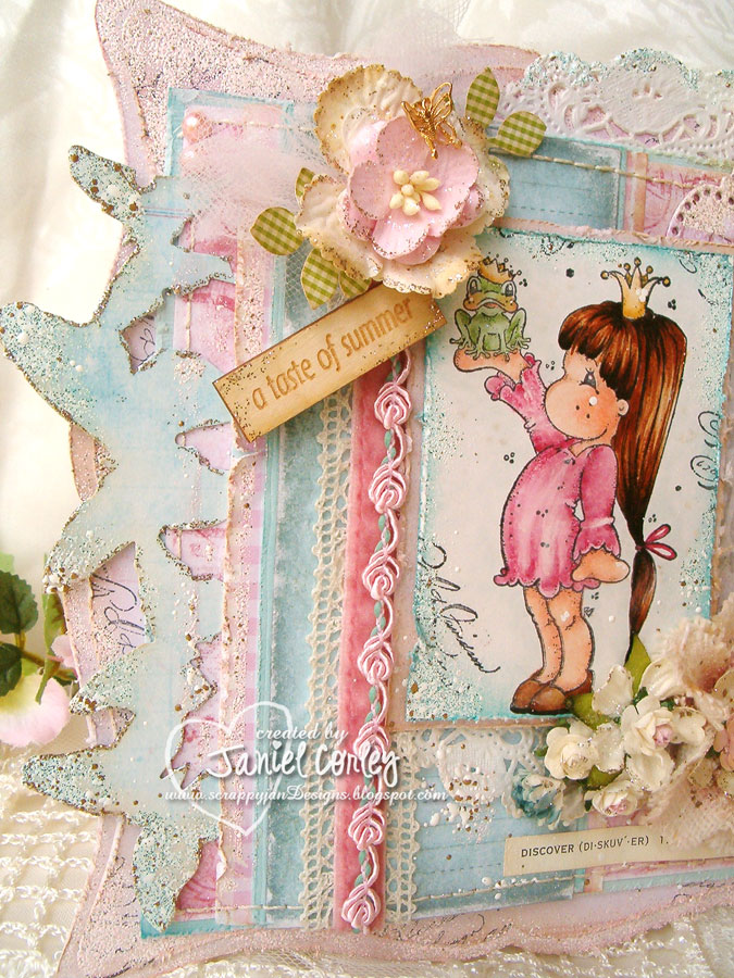 my little pieces of art: A Taste of Summer using Tilda with Prince Froggy.