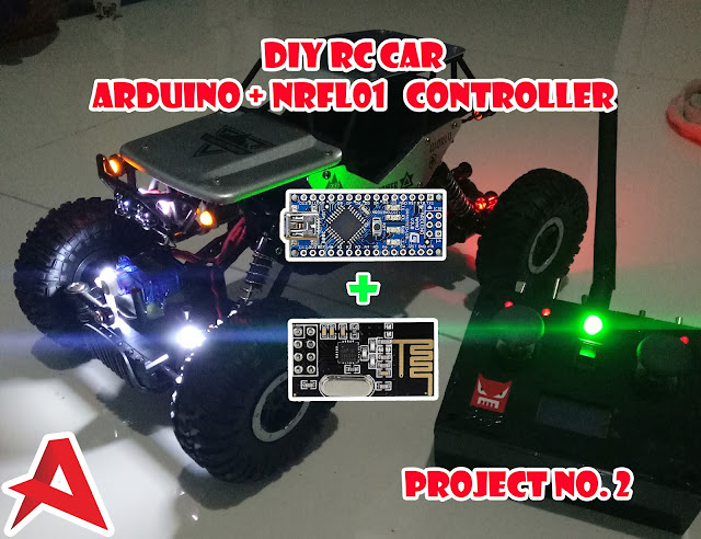 DIY RC CAR ARDUINO, NRF24L01, L298N DAN DILENGKAPI REALISTIC LIGHT - ARDUINO PROJECT
