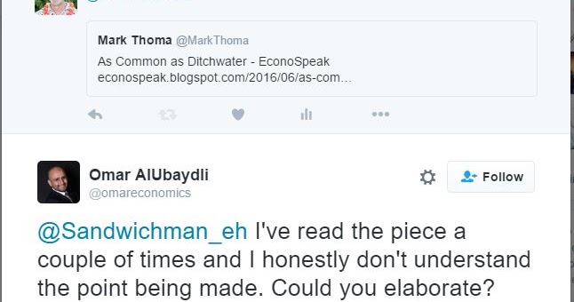 EconoSpeak: Dear Omar al-Ubaydli:
