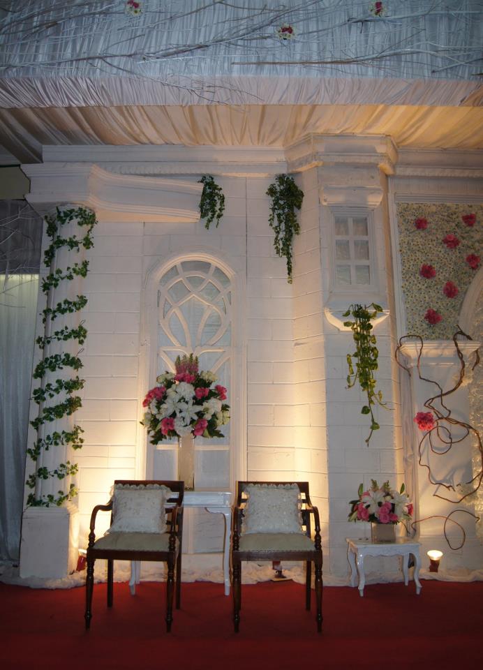dekorasi pernikahan event gathering pentas seni bunga papan florist ...