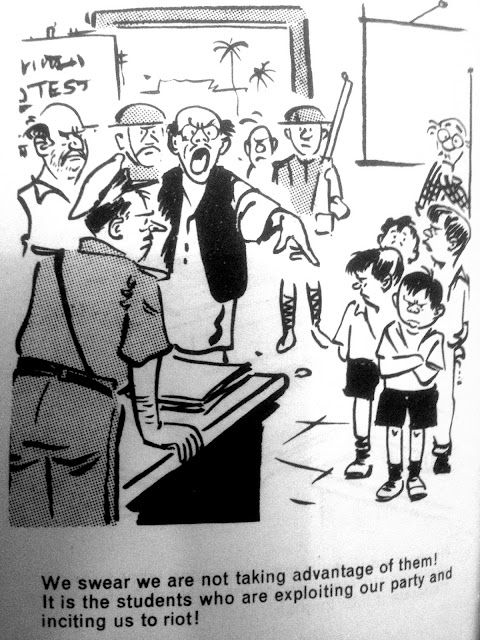 R.K. Laxman's Cartoons: Protests by Students