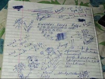 Pipping Coffee: The Last Page of my notebook