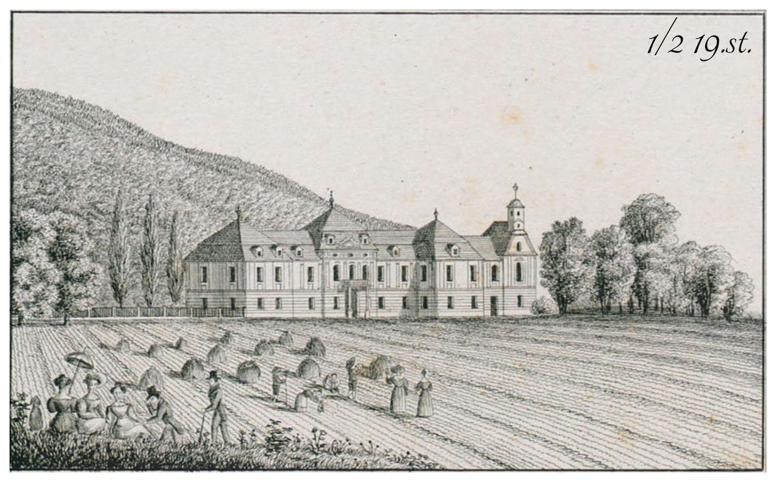 Nekoč in danes / Then and now: Dvorec Betnava, Maribor, Slovenija