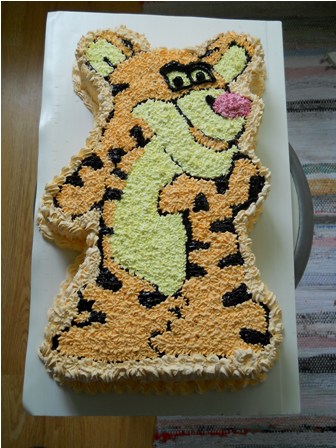 Rozsika tortái: Tigris torta 1