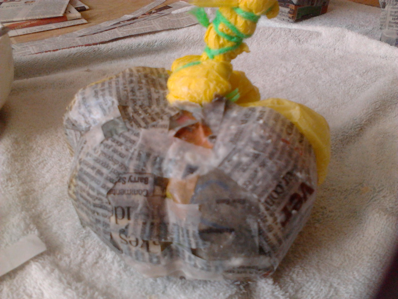 In All Faithfulness: Fall DIY: Paper mache pumpkin tutorial