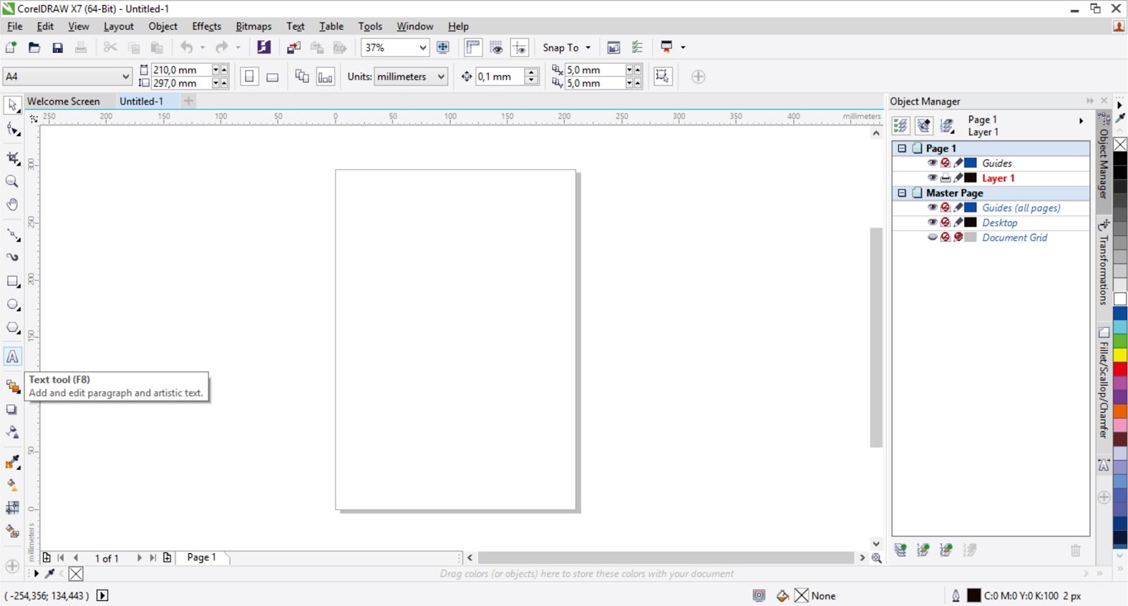 Cara Membuat Outline Pada Text di Corel Draw