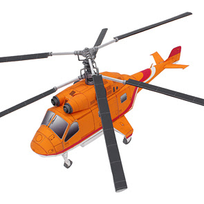 Twin-Rotor Helicopter Papercraft | Papercraft Paradise | PaperCrafts ...