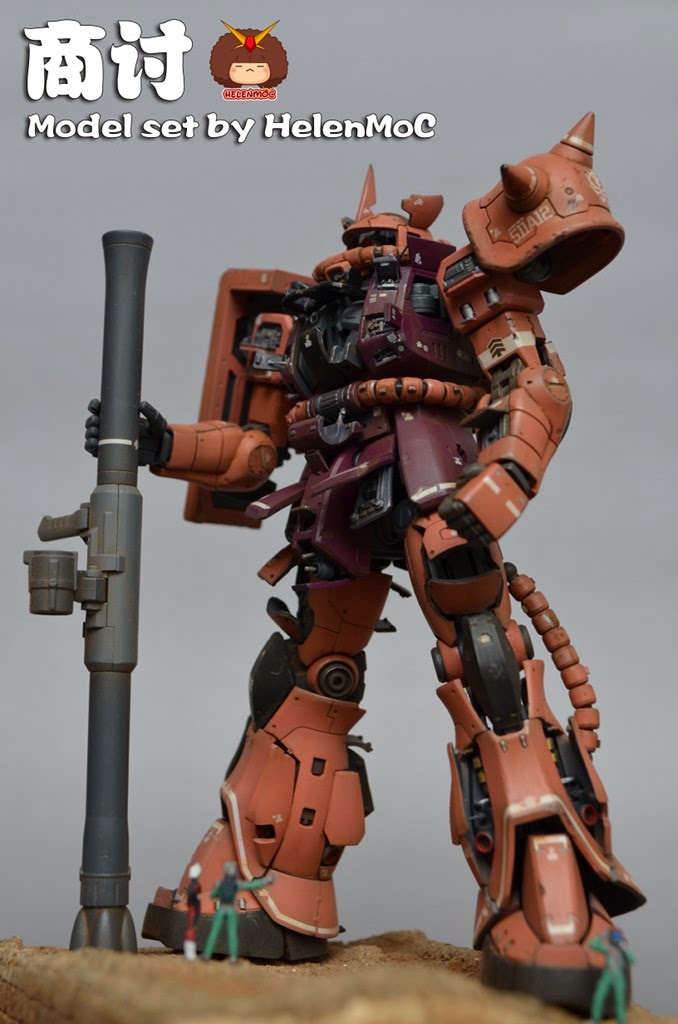 GUNDAM GUY: RG 1/144 MS-06S Zaku II "Maintenance Hatch Open ...
