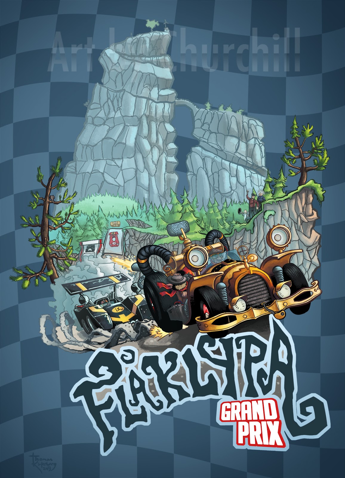 Thomas Kirkeberg Illustration: Flåklypa Grand Prix