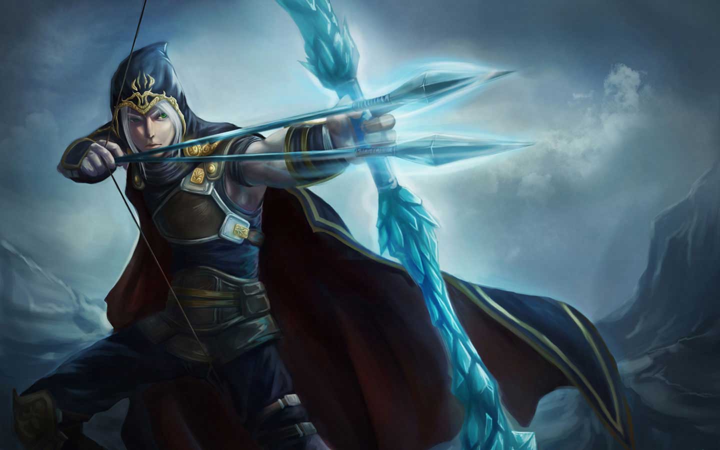 League Of Legends Wallpaper Woad Ashe