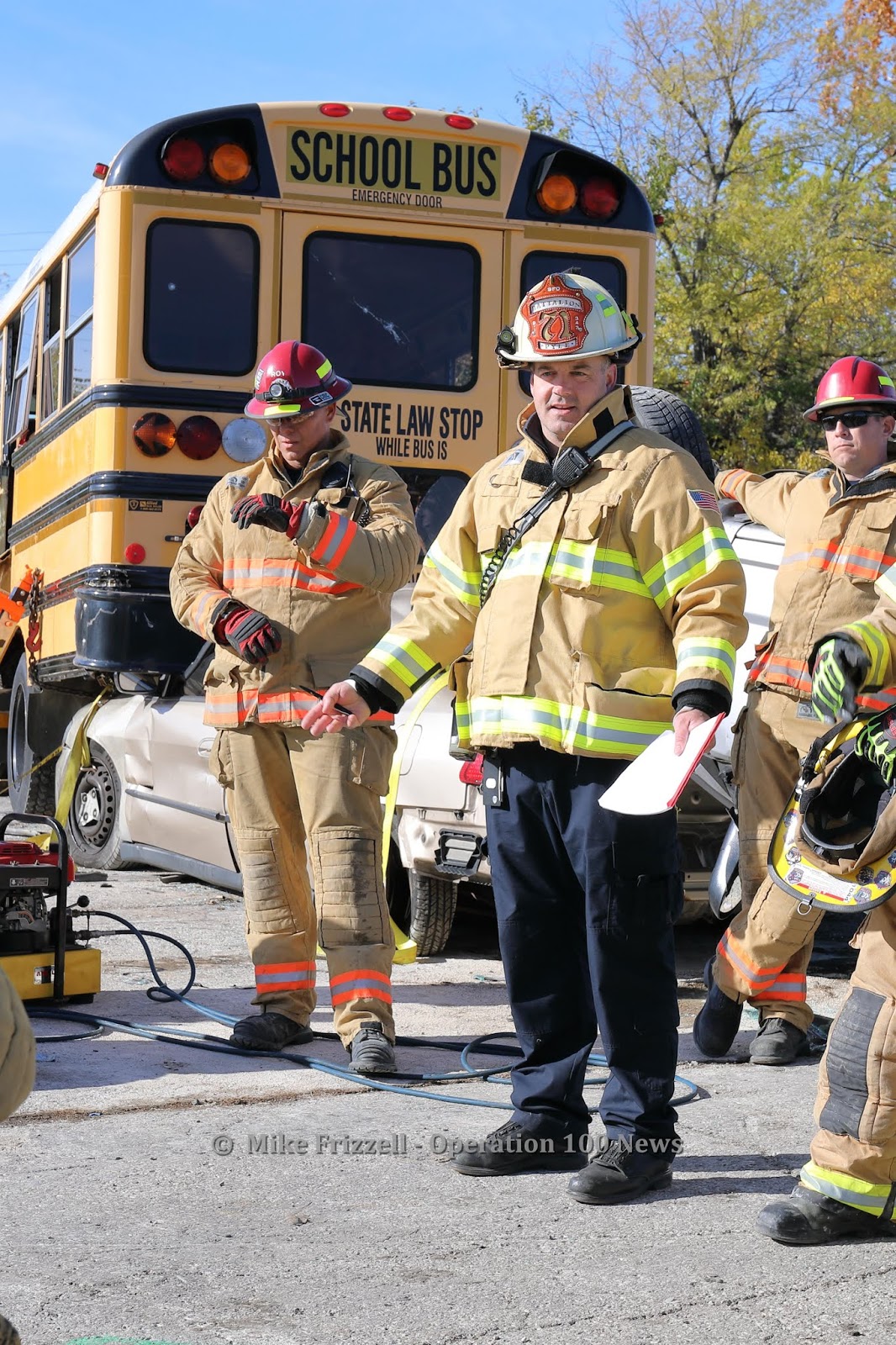 Operation100news: Shawnee Fire Department trains for mass casualty crash