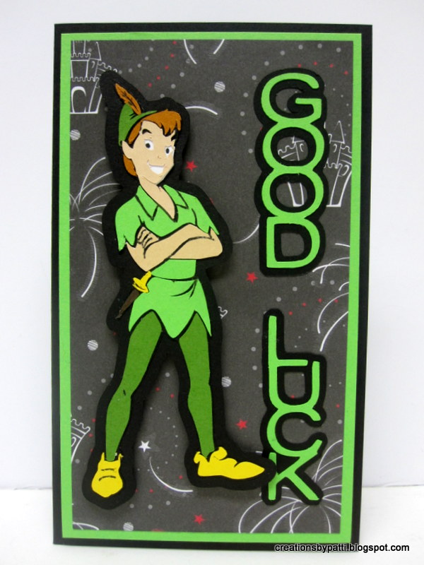 Creations by Patti: Peter Pan Good Luck Card