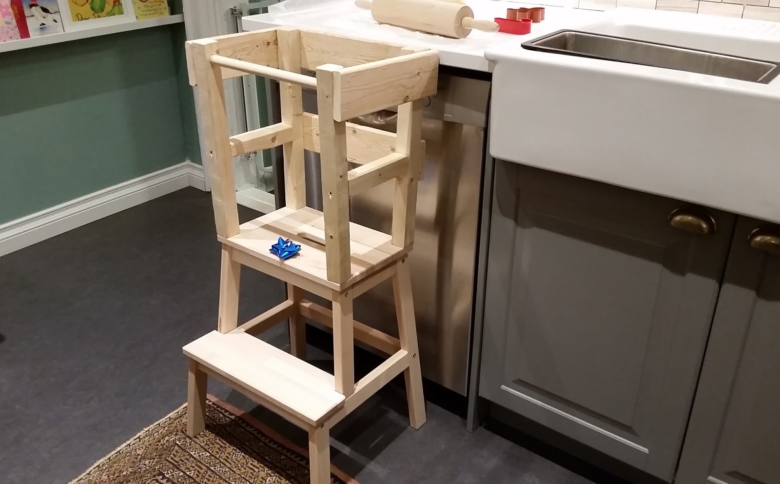 Fresh Coat of Paint: An Early Christmas Gift for Rudy (DIY Learning Tower)