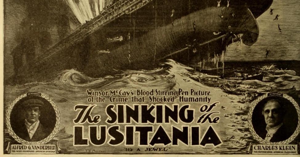 First World War on Film: "Sinking of the Lusitania" (USA, 1918)