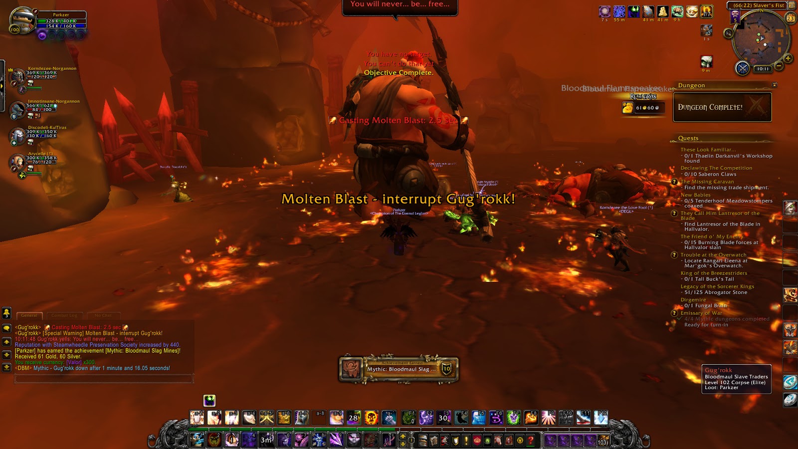 Master of World of Warcraft : 1x Ring Explosion.. no 20x Ring explosions.