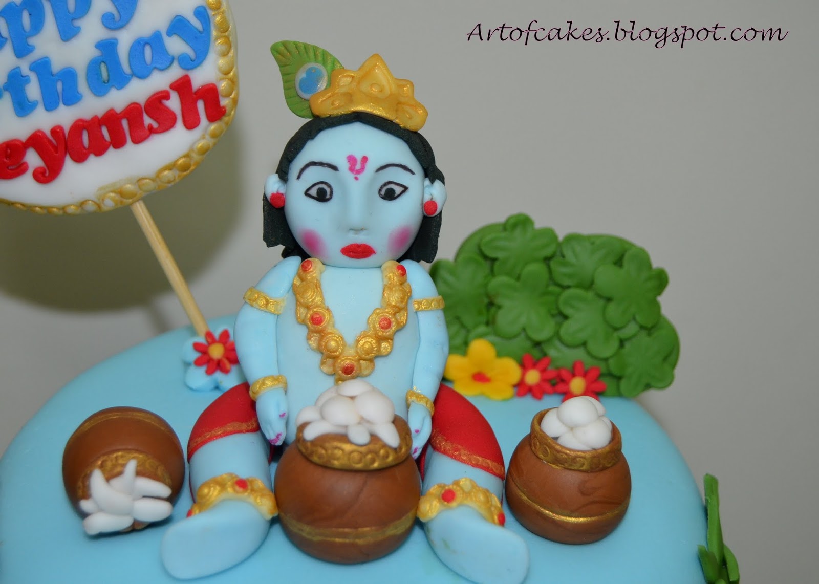 Art Of Cakes: Krishna theme Cake