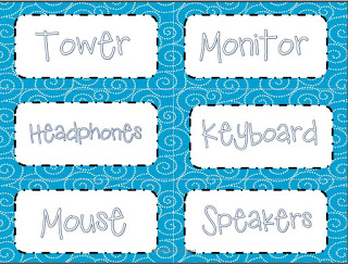 Teacher´s Clipart: Freebie and Computer center tips